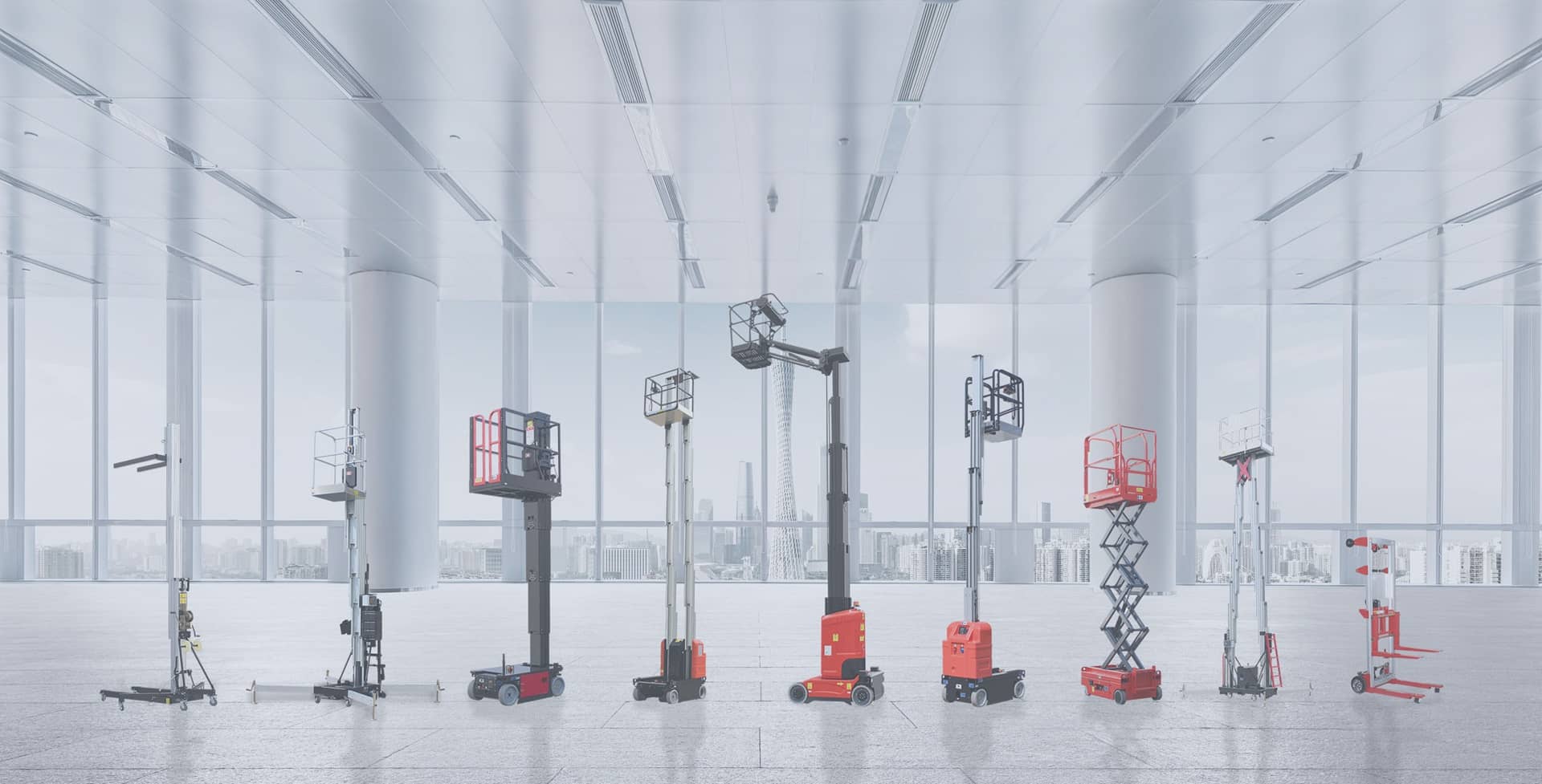 AMWP 2100 Self-Propelled Vertical Lift - Holdwell Lifts